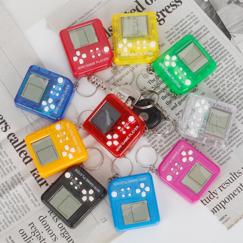 [ Featured ] Nostalgic Tetris Game Toy Key Rings Accessories Ornament ...