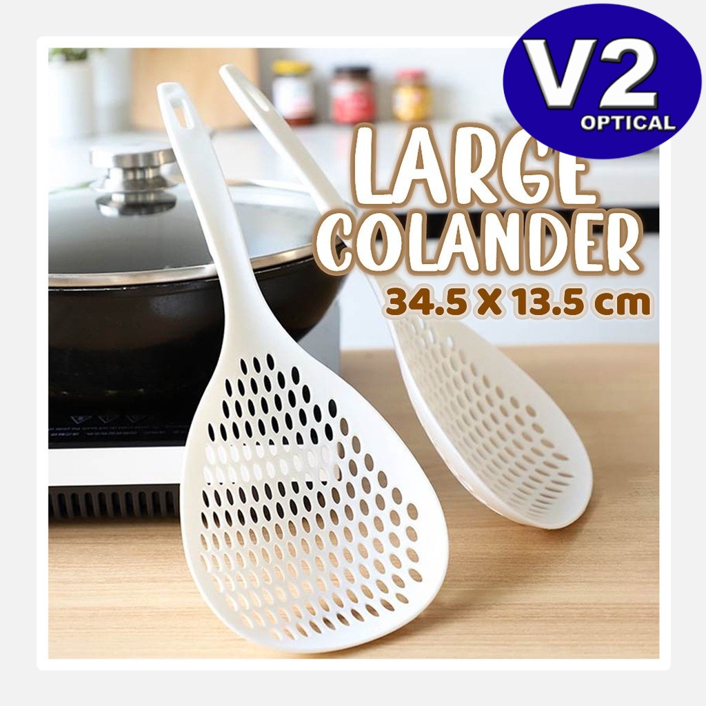 Giant Size Long Handle Noodle Colander Large Spoon Colander Leaking Net ...