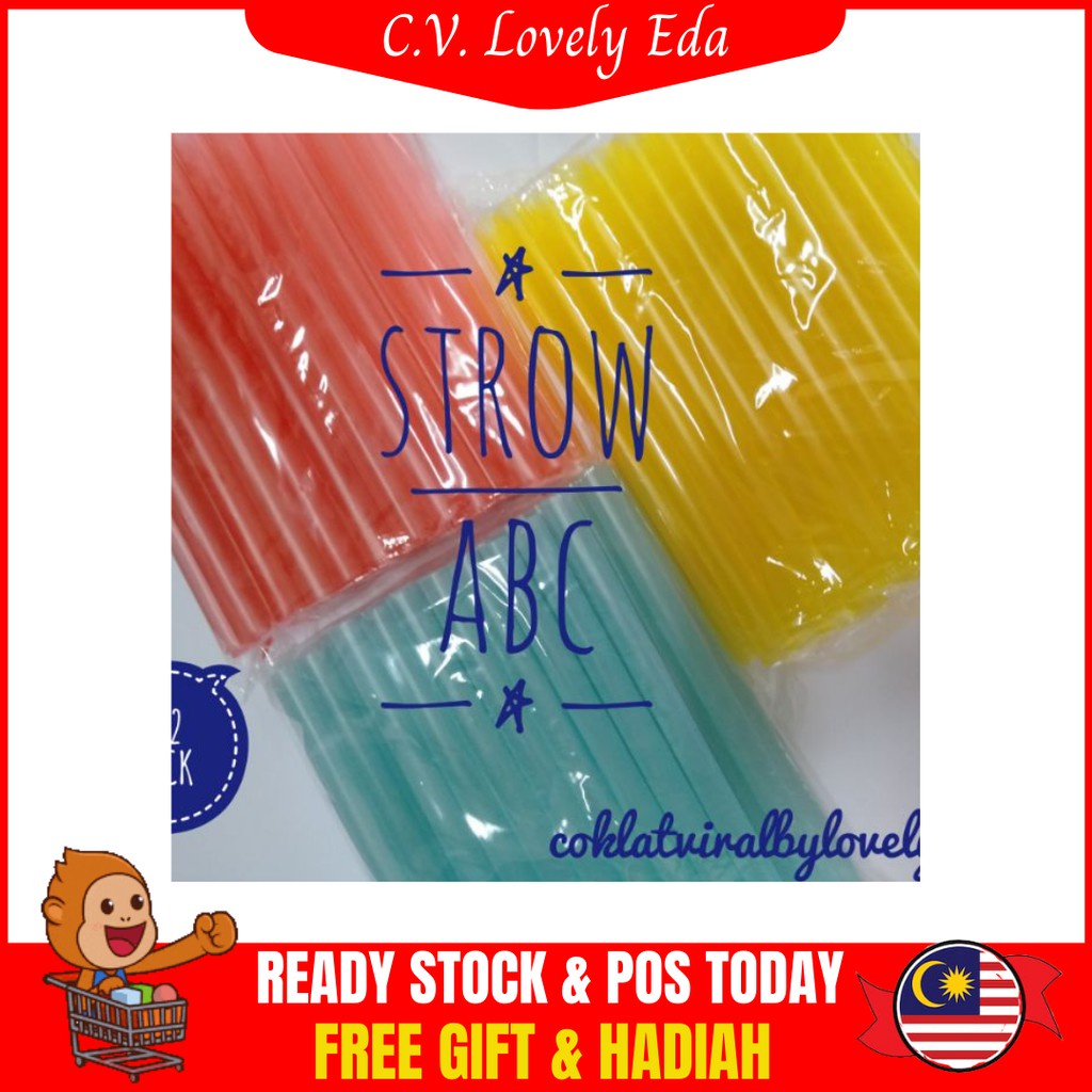 [READY STOCK]STROW GIANT-PENYEDUT MINUMAN 1PACK( 50+-) | Shopee Malaysia