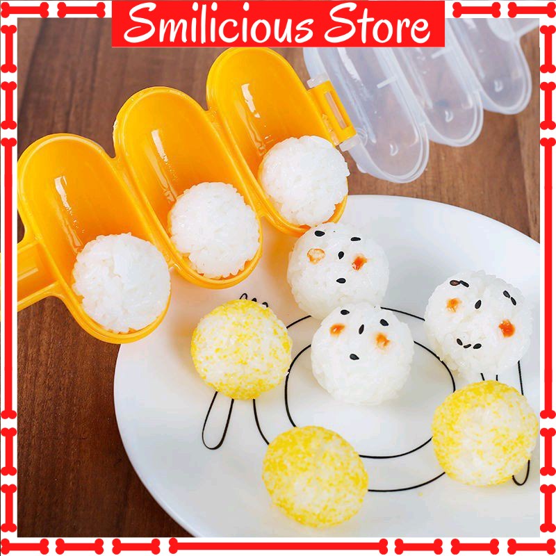 3 In 1 Bento Ball / Bento Round Rice Mold / Rice Mold Rice Mold ...