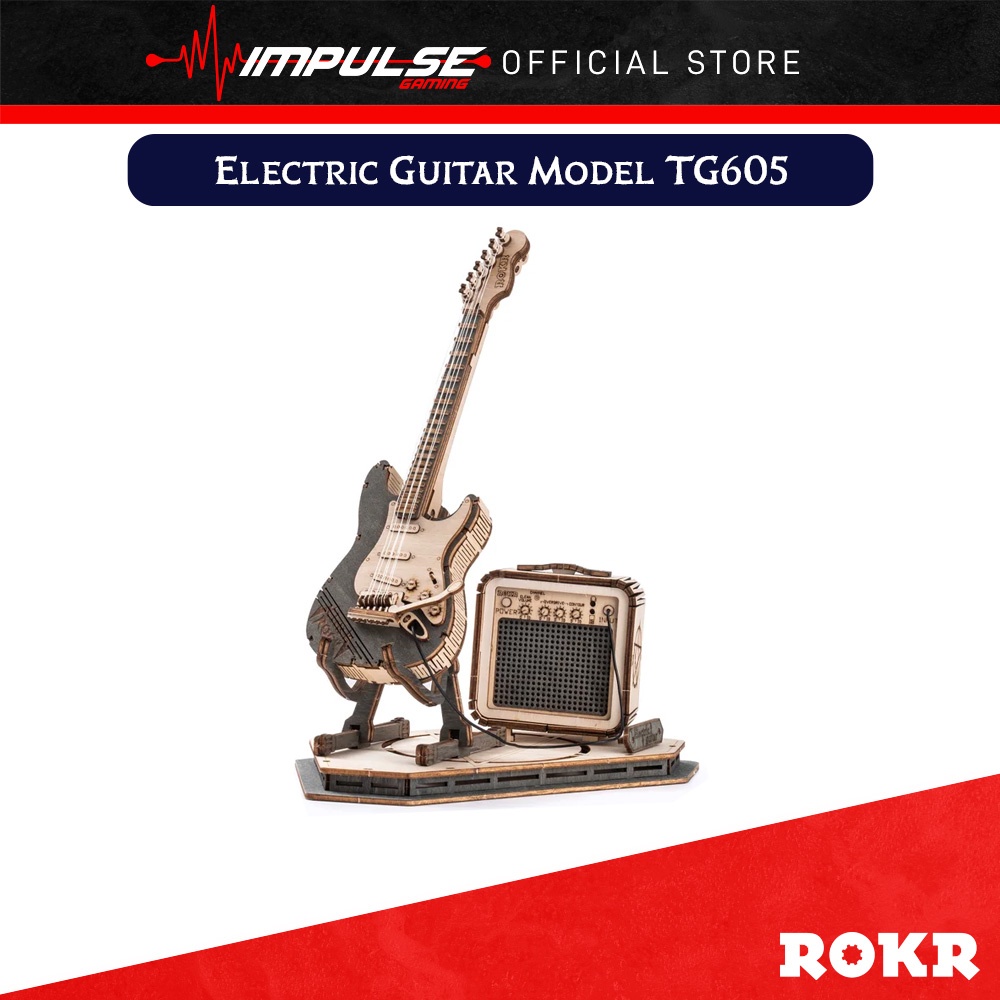 Robotime ROKR Electric Guitar Model TG605 | Shopee Malaysia