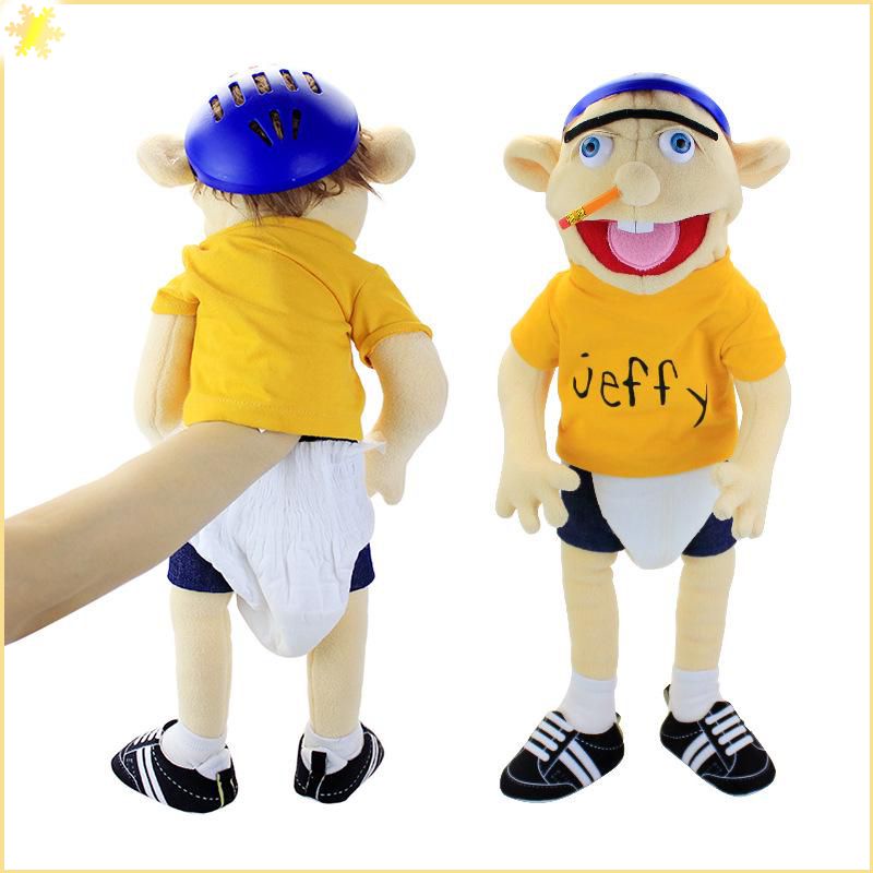 60cm Large Funny Jeffy Boy Hand Puppet Children For Huggy Wuggy Plush ...