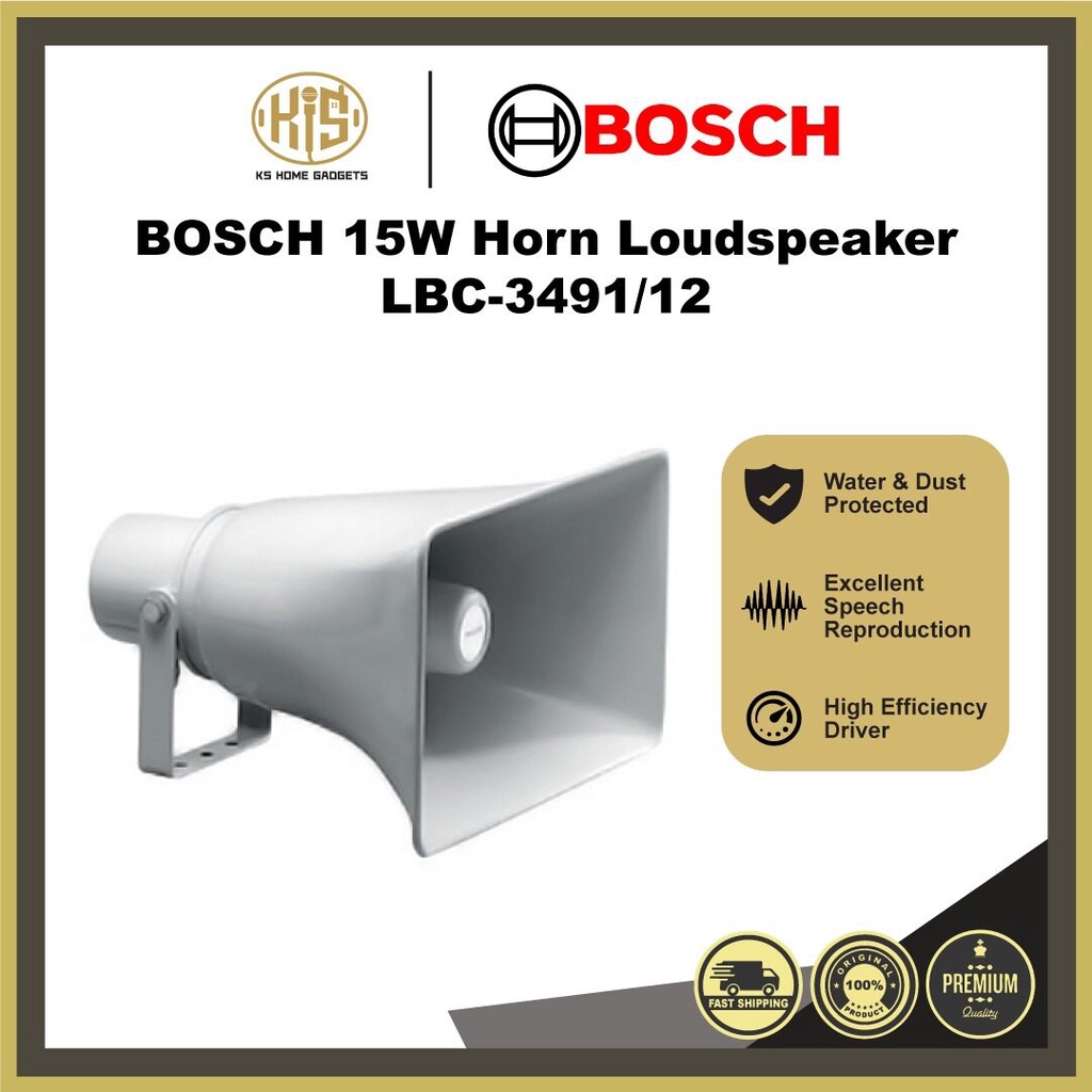 BOSCH LBC-3491/12 15W Horn Loudspeakers | Shopee Malaysia