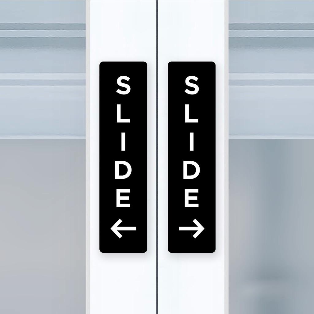 Slide Sign Board Acrylic Slide Signage Label Acrylic Door Sticker Tag ...