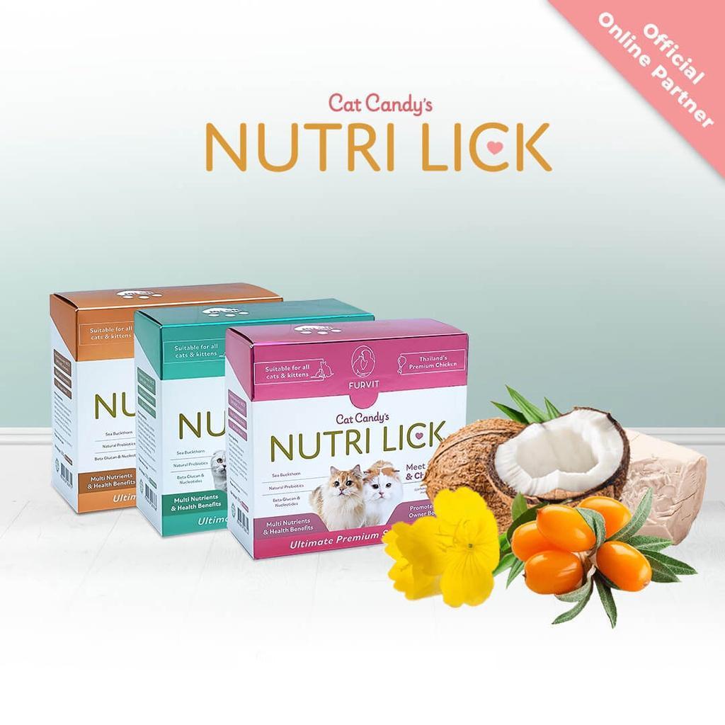 Furvit Cat Candy's Nutri Lick 1 box / 40 sachets Nutrilick Nutritional ...