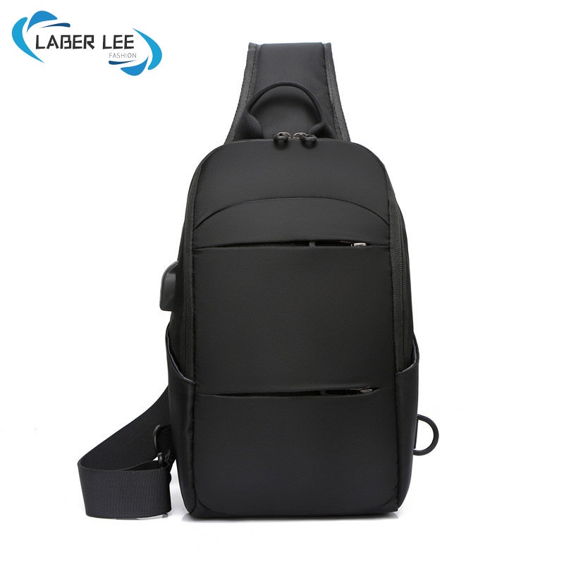 LABER LEE Men Crossbody Pouch Bag USB Charging Port | Shopee Malaysia