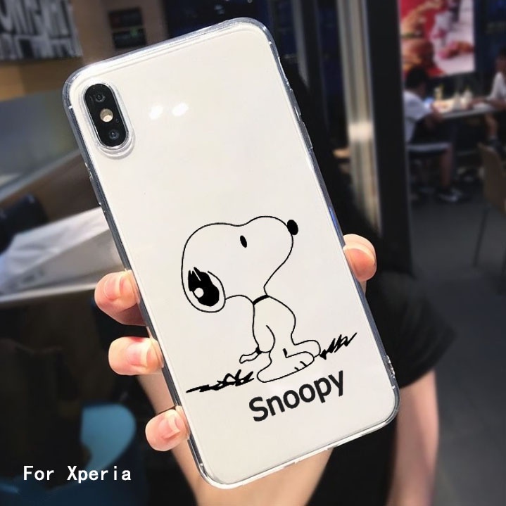 For Sony Xperia 1 5 10 Ii Iii Iv Case Anime Cartoon Snoopy Case XZ5 ...