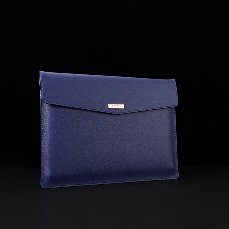 A4 Business Leather File Bag Large-capacity PVC Waterproof Storage Bag ...
