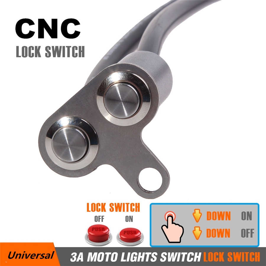 Universal Motorcycle Handlebar Switch Adjustable Mount Waterproof ...