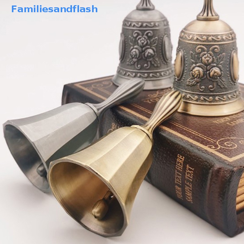 Familiesandflash> Manual Bell Meditation Hand Bell Retro Style Lucky ...