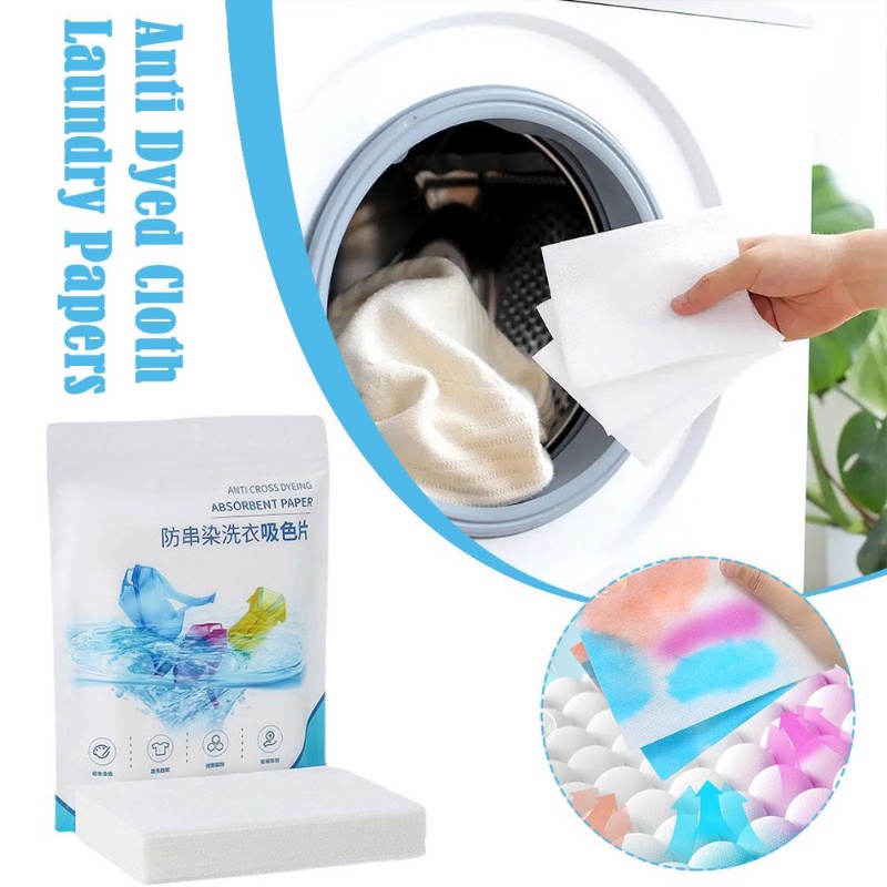 50Pcs Anti-string Dyeing Laundry Color Absorption Tablets / Washing ...
