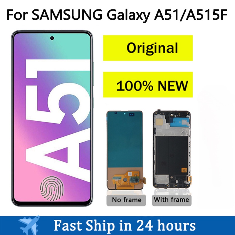 AMOLED for Samsung Galaxy A51 A515 A515FN/DS A515F LCD Display Touch Screen Digitizer Assembly ...