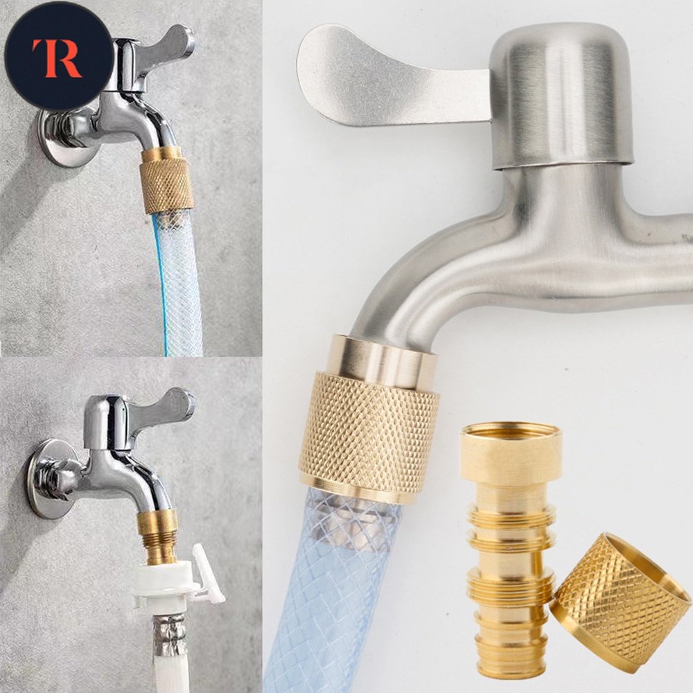 TR-Copper Joint Wash Quick Joint Washing Machine Adapter Faucet Nipple ...