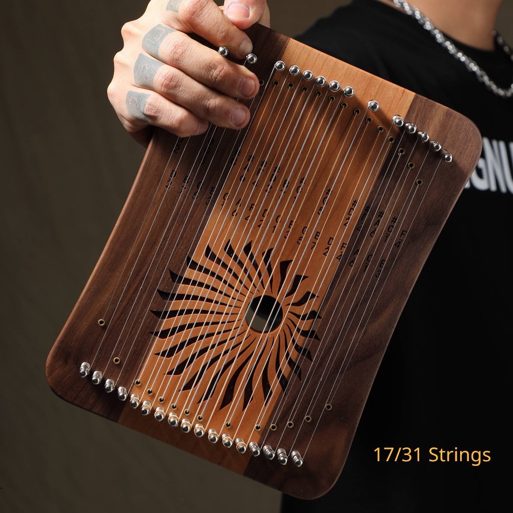 17/31 Metal Strings Fingerplay Lyre Harp New Professional Easy To Learn ...