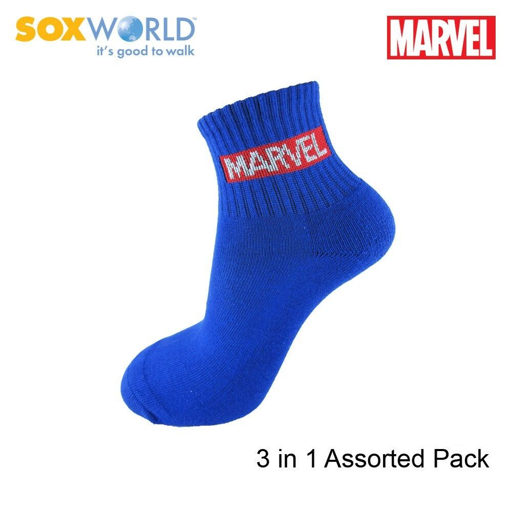 Unisex Sox World Marvel Ankle Socks Men Socks Women Socks Superheros Comic Cartoon Socks (3 Pcs ...