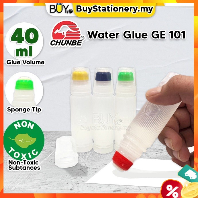 Chunbe 40ml Water Glue Adhesive Liquid Glue Gam Kertas GE101 - (1s/Pcs ...