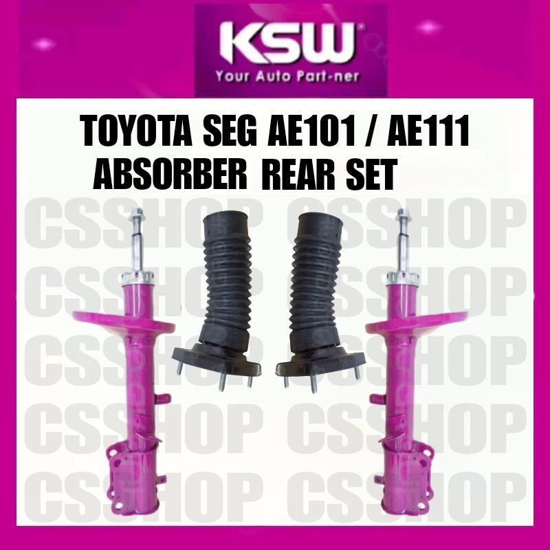 EL TOYOTA COROLLA SEG AE101 , AE111 , EE100 / 111 ABSORBER REAR ...