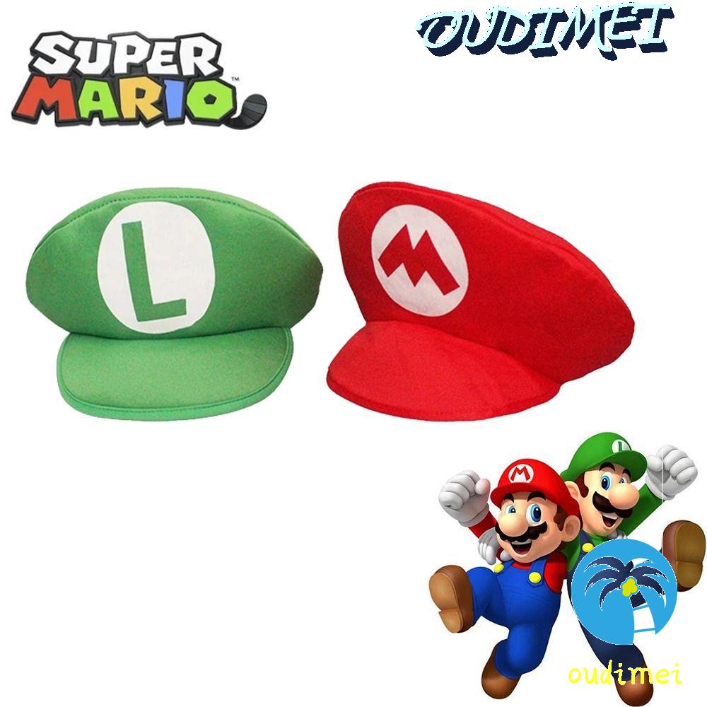 OUDIMEI Super Mario Hat Creative Funny Cosplay Props Unisex Cap Cartoon ...