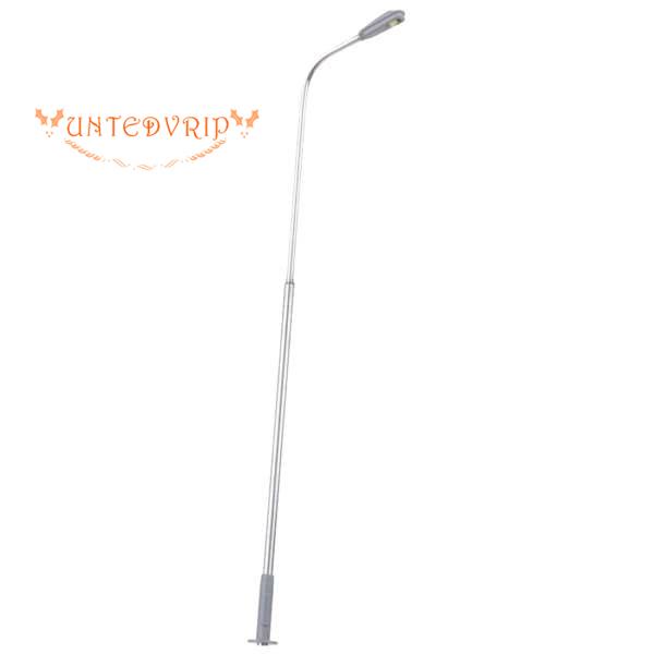 20Pcs Model Railway 10cm Lamp Post Street Lights HO Scale 1:87 LED 3V ...