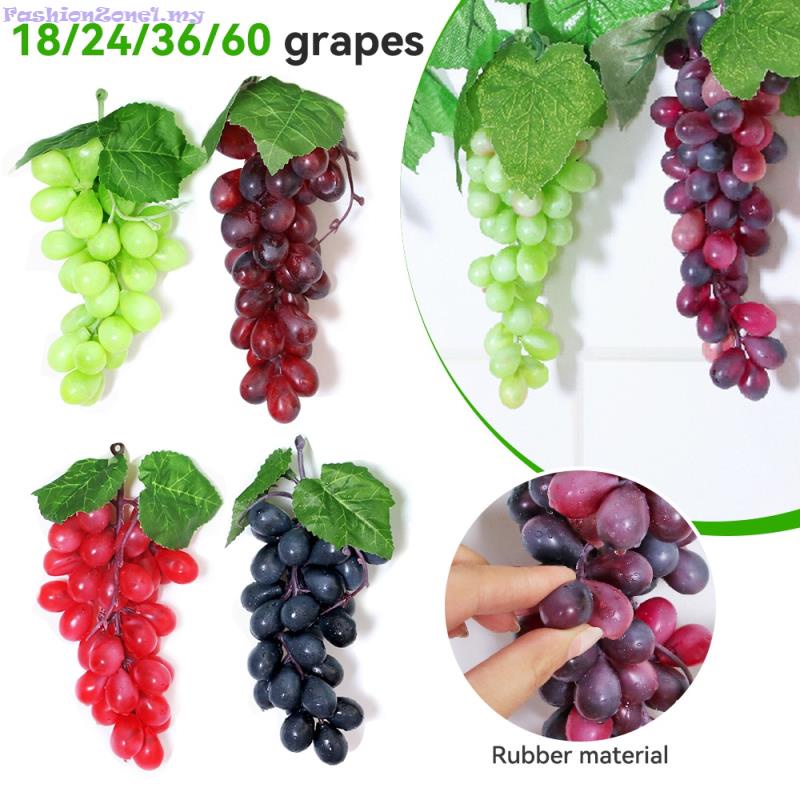 Simulation Grape Bunches Artificial Lifelike Fruits Photo Props Home ...