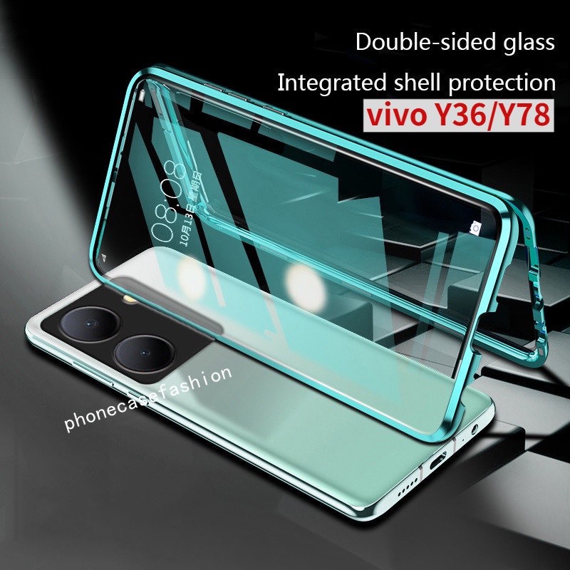 Metal Phone Case For vivo Y36 Y28s Y03 Y03T Y18 Y18s V29 V30 V40 V50 ...