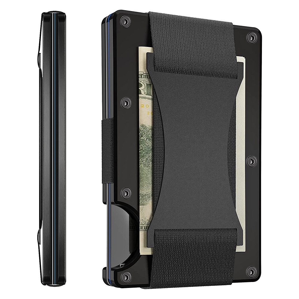 Minimalist Slim Wallet For Men RFID Blocking Front Pocket Credit Card ...