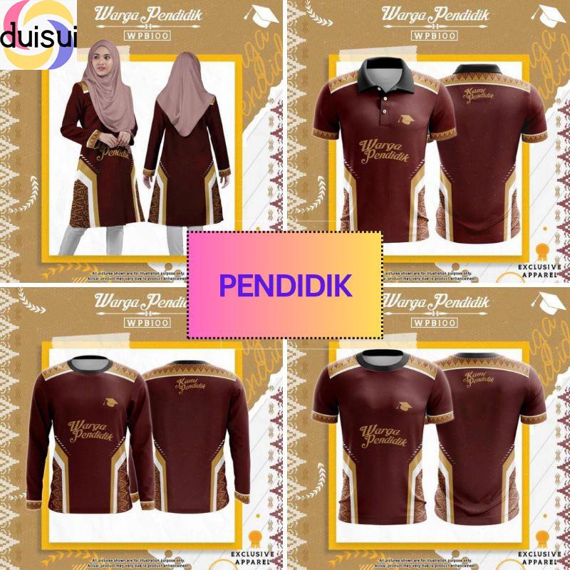 Duisui BAJU WARGA PENDIDIK MALAYSIA WPB100 baju pendidik baju guru jersi pendidik jersi cikgu ...