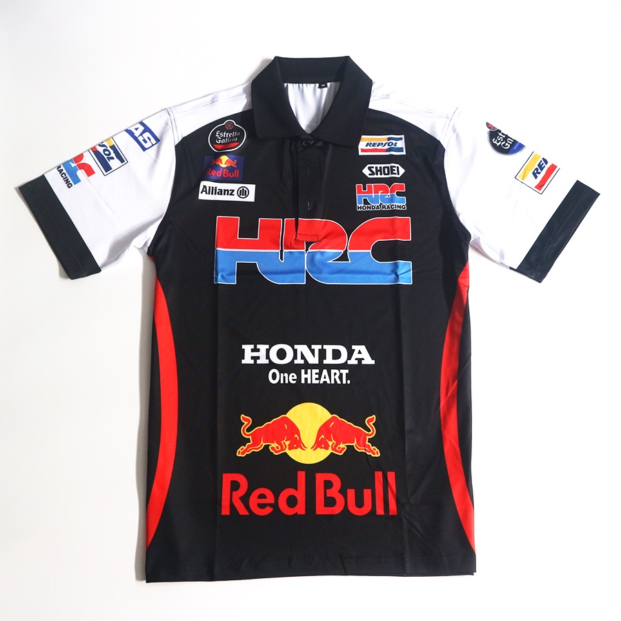 HRC Honda Racing Men's T-shirt, Neckline Heat Transfer, Sporty, Dynamic ...