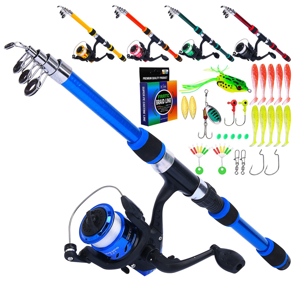 Malaysia Fishing Rod Combo Telescopic Portable Glass Fiber Fishing Rod ...