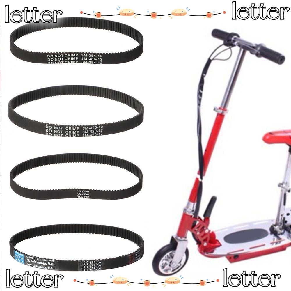 [LETTER] Black Electric Scooter Belt 3m-384-12 Drive Stripe Rubber ...