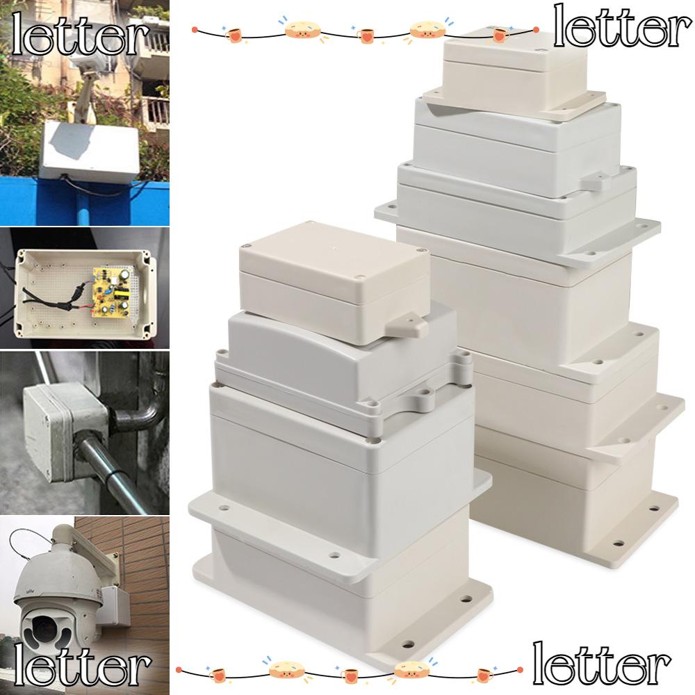 LETTER White Enclosure Case Plastic ABS Instrument Parts Electronic ...