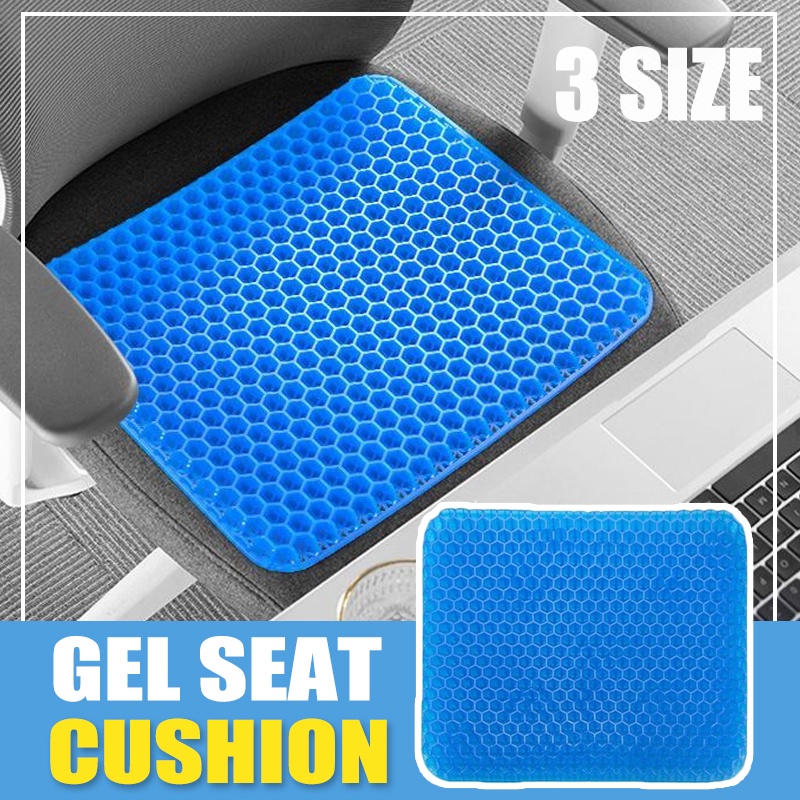 Cooling Cushion Seat 3D Egg Sitter Soft Gel Mesh Cushion Honeycomb Ice ...