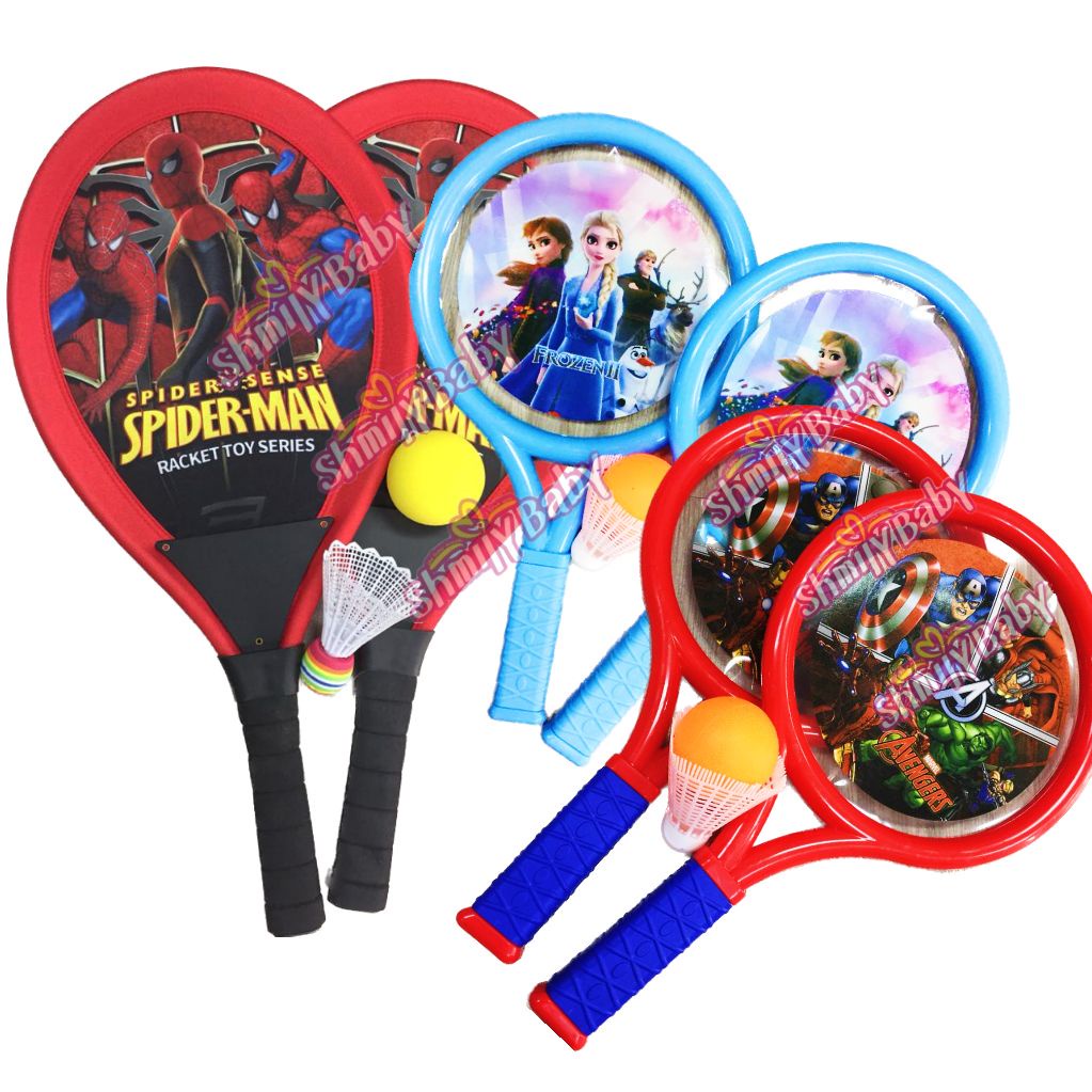 Kids Badminton Racket tennis rackets Playset mainan frozen racket ...