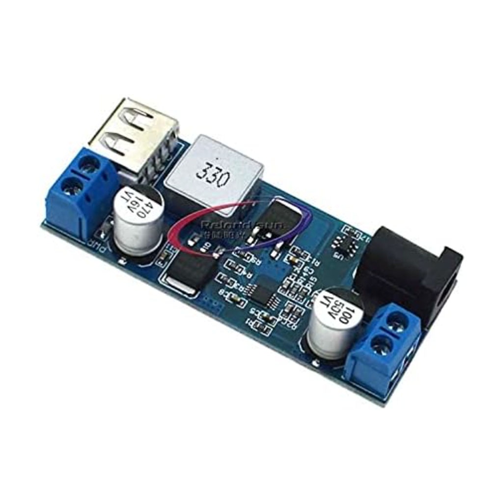 DC-DC 24V/12V To 5V 5A Step Down Power Supply Buck Converter Adjustable USB Charging Module For ...