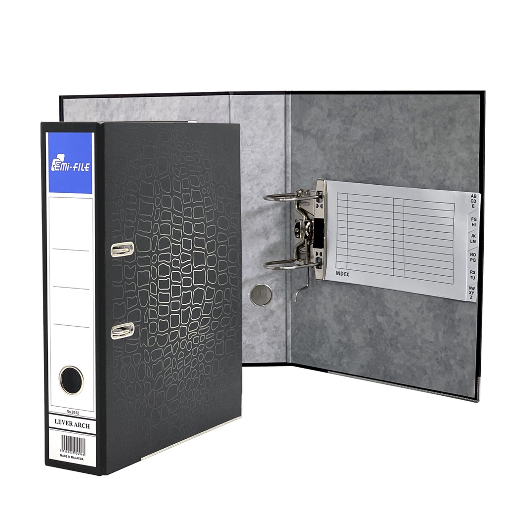 EMI 3" Lever Arch File - F4 (8912) / 24pcs | Shopee Malaysia