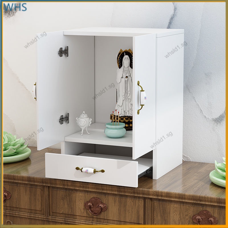 Buddha altar idol consecration table Buddha cabinet offering table home ...