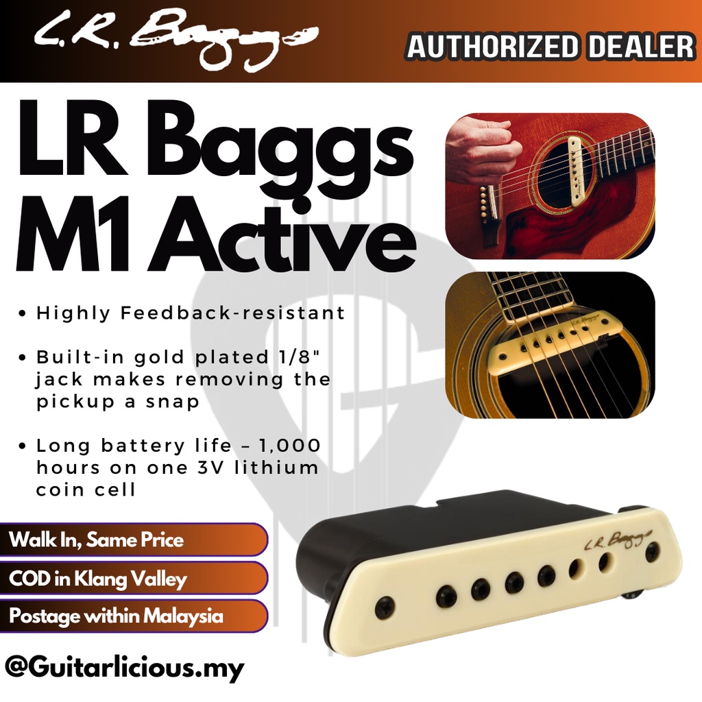 LR Baggs M1 Active Acoustic Guitar Soundhole Pickup ( M1A / M1-A / M1 A ) | Shopee Malaysia