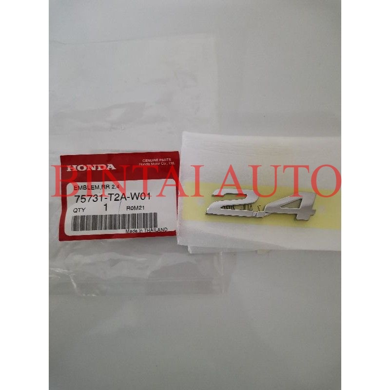 *ORIGINAL HONDA T2A ACCORD 2014-2016 REAR/BELAKANG EMBLEM LOGO MARK (2. ...
