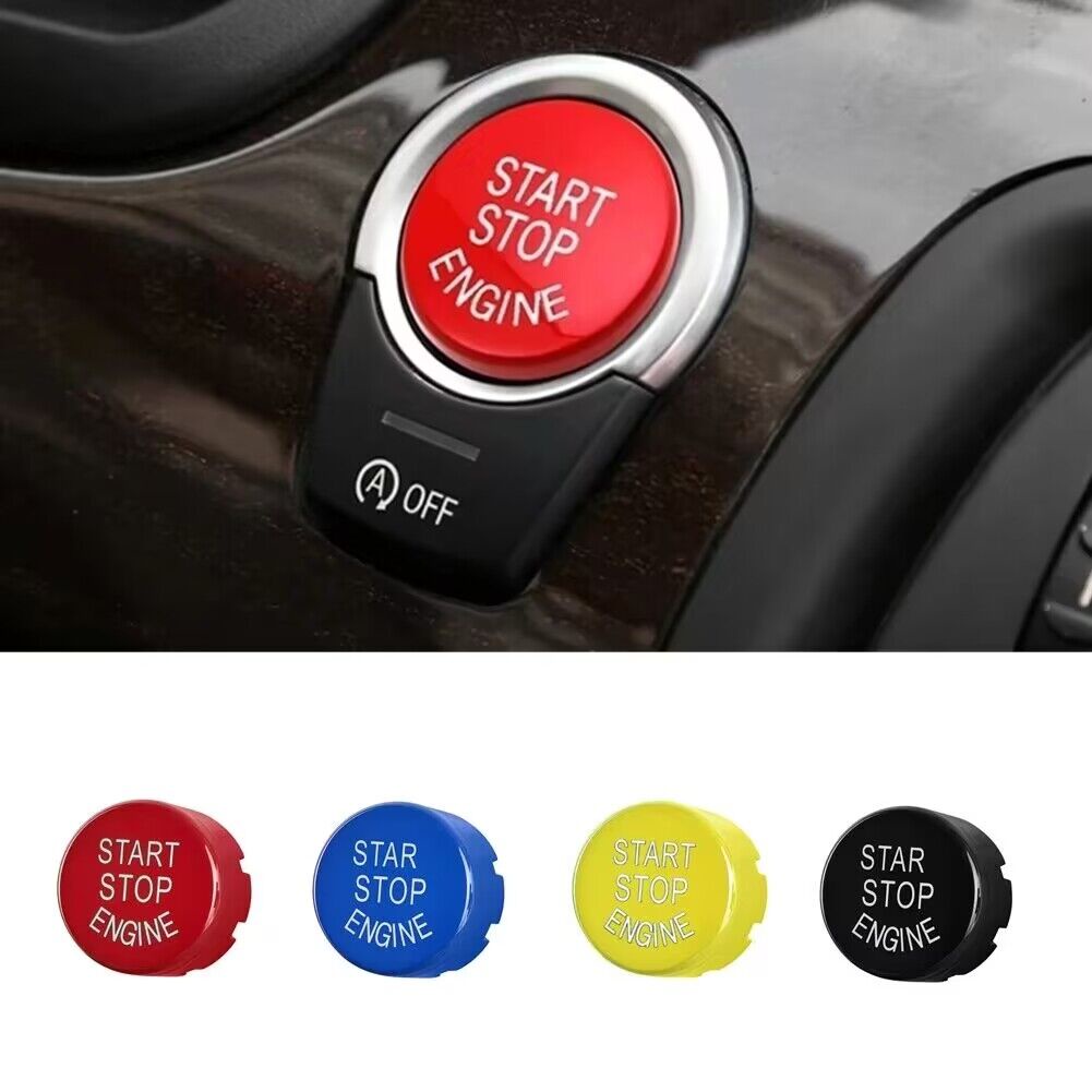 Car Start Stop Engine A Key To Start Engine Start Button Cover Fit For ...