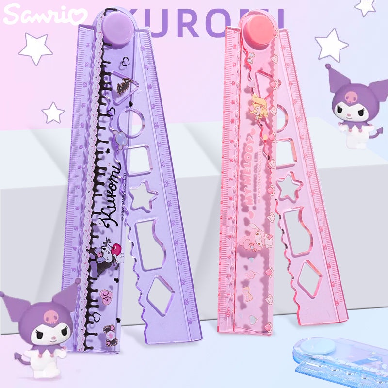 Sanrio Kuromi 30cm Folding Ruler High-Value Melody Primary School ...