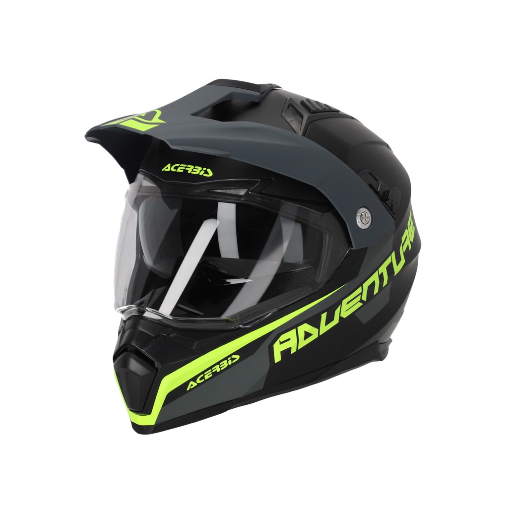 ACERBIS - HELMET FLIP FS606 22-06 - BLACK GREY | Shopee Malaysia