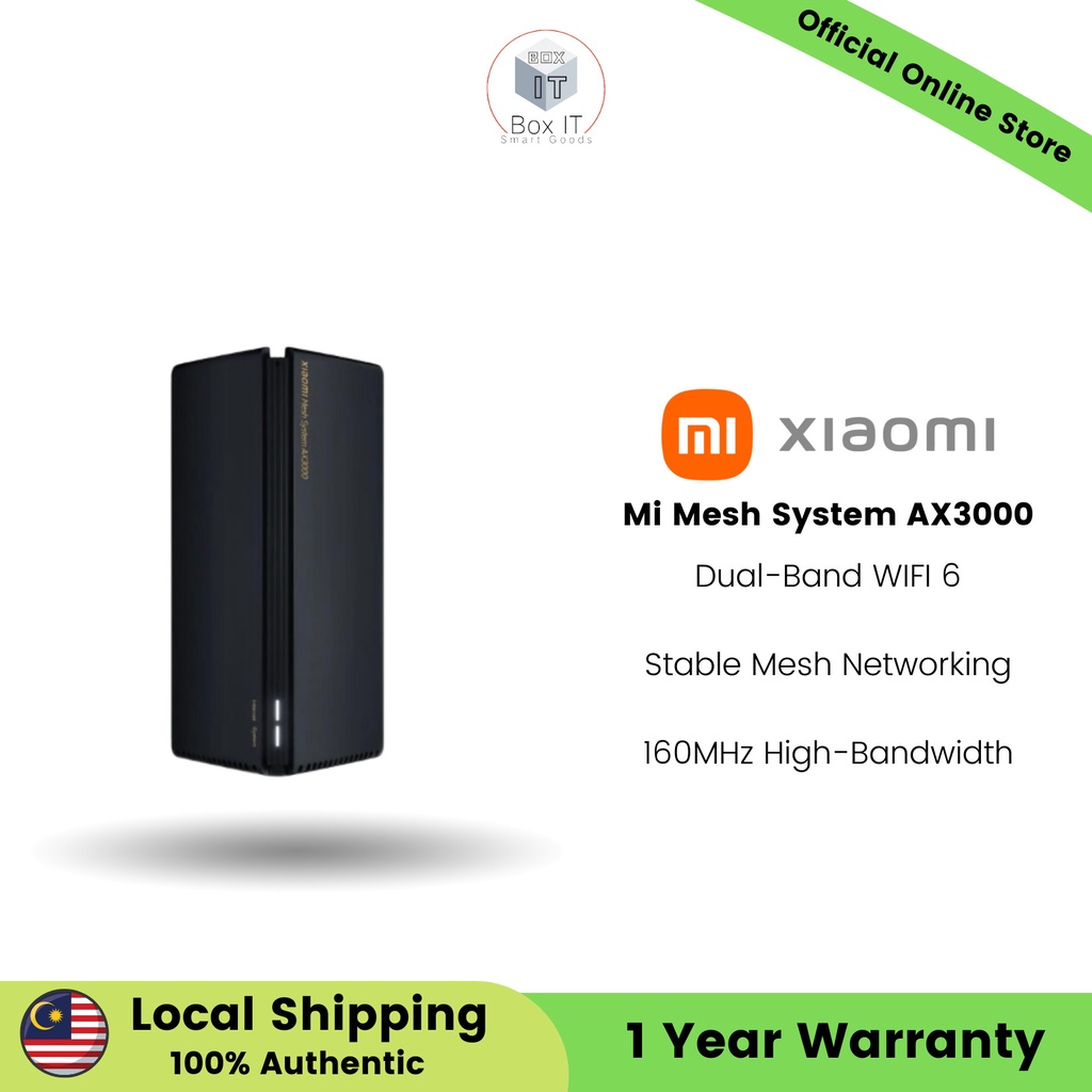 Mi Mesh System AX3000 | Dual-Band WIFI 6 | Stable Mesh Networking ...