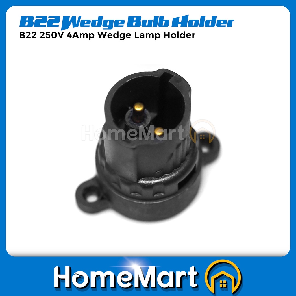 B22 Wedge Holder For Indoor Outdoor Surface Mount Light Socket Bulb ...