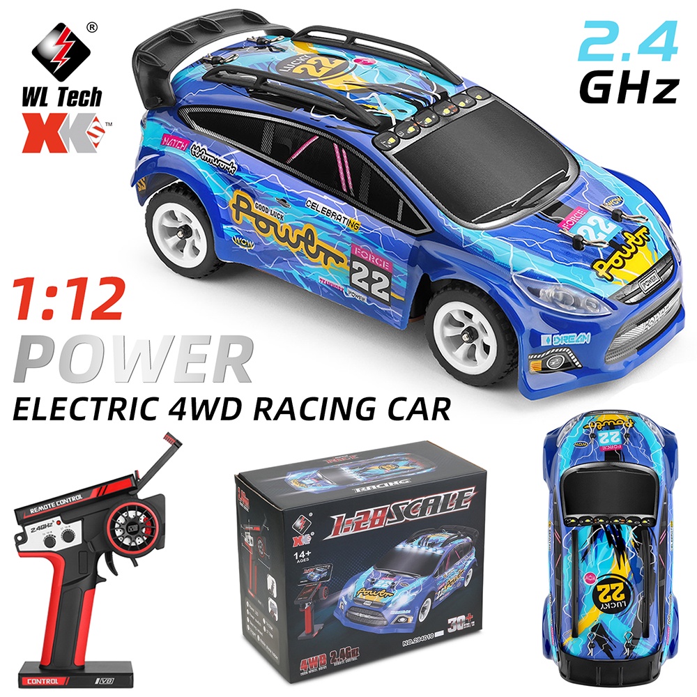 Wltoys 284010 Mini RC Car 1/28 RC Rally Car Remote Control Car 30km/h ...