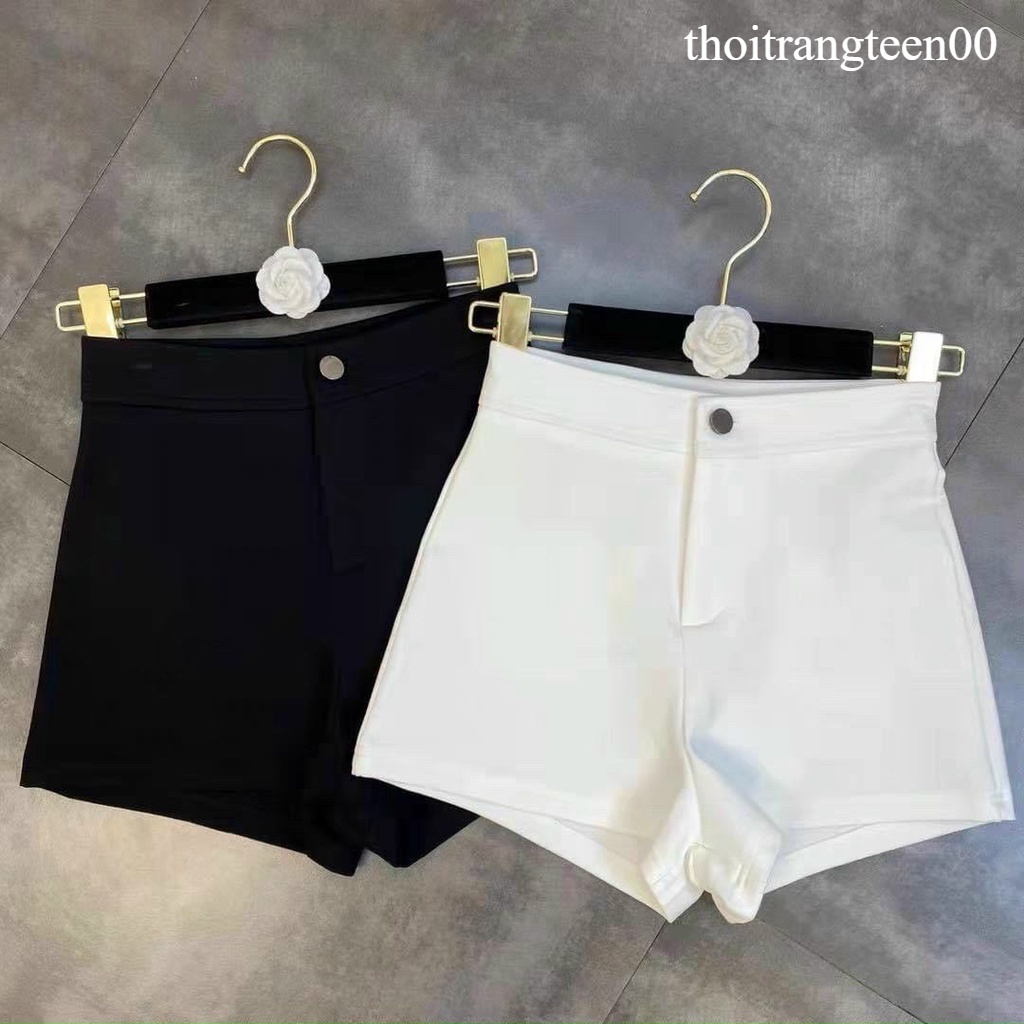 1-button khaki shorts without pockets xotrangteen00 | Shopee Malaysia