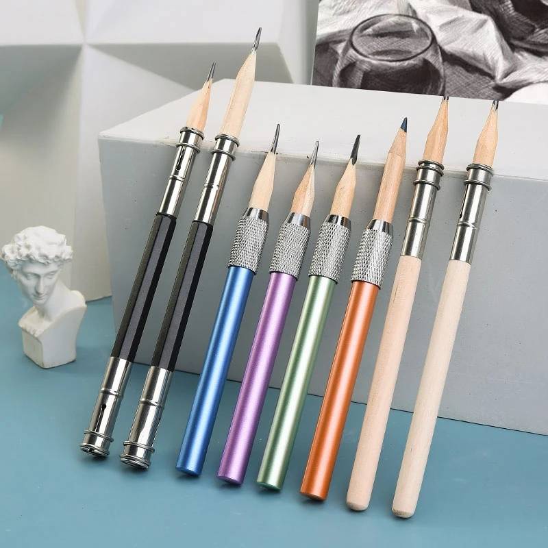 Universal Pencil Stainless Steel Aluminum Handle Adjustable Dual Pencil ...