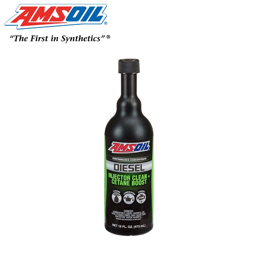 Amsoil Diesel Injection Injector Clean + Cetane Boost 8 Oz / 236ml ...