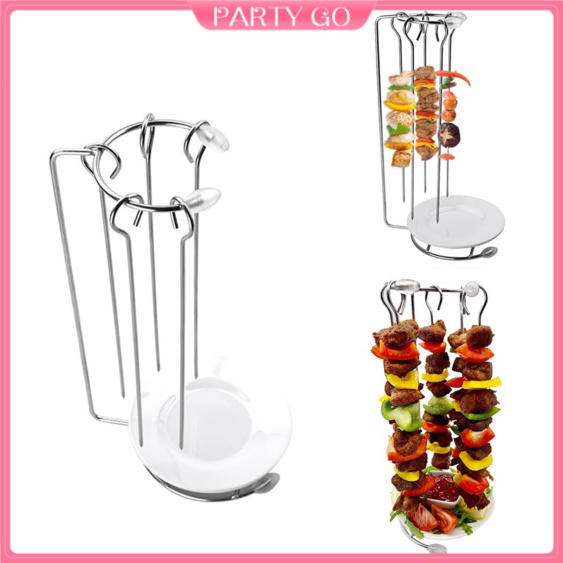 [READY STOCK] Standing Skewers for Grilling BBQ Hanger Metal Barbecue ...