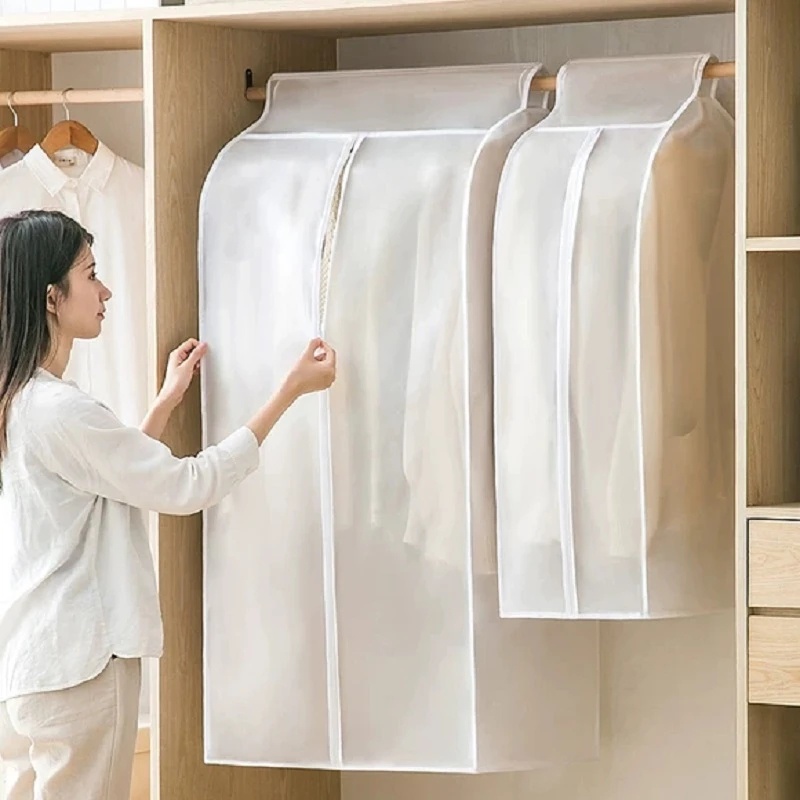 Wardrobe Clothes Dust Cover Hanging Organizer Suit Coat Protector ...