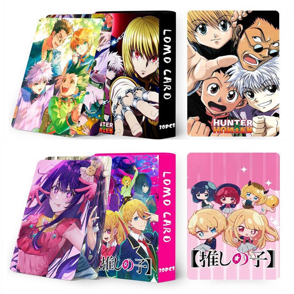 30pcs/box HUNTER X HUNTER Photocards BOCCHI THE ROCK Jigoku Raku Lomo ...
